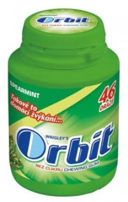 Orbit Žvýkačky dražé Spearmint dóza 1x64g - Papir.cz - potřeby pro ...