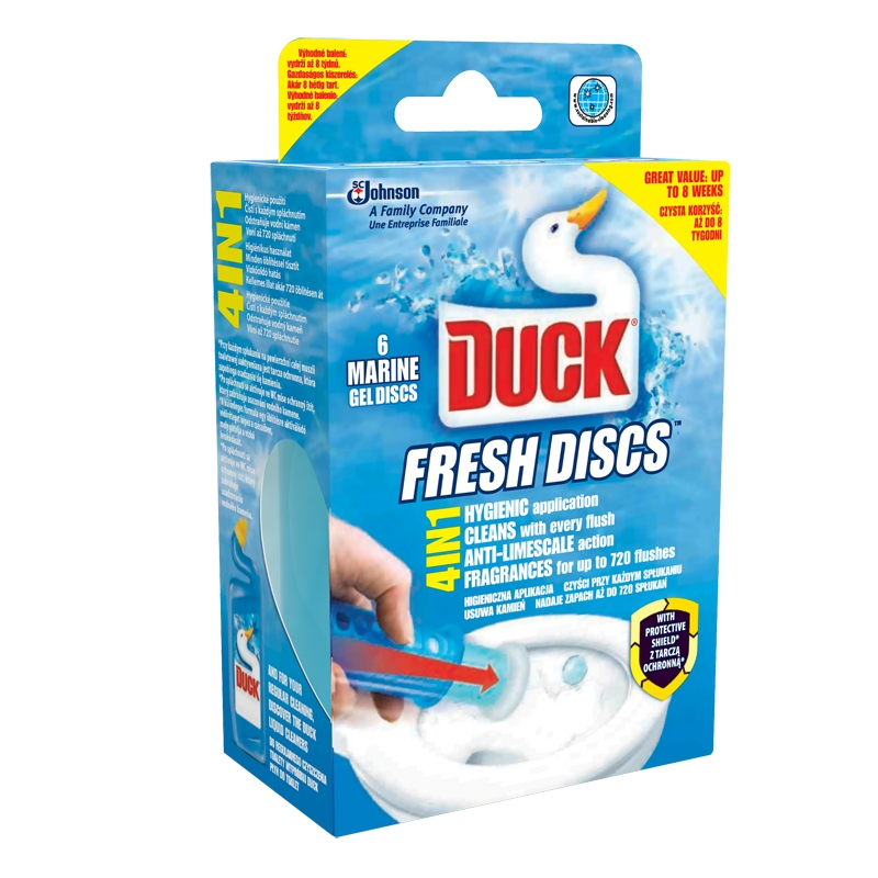 Duck Fresh Discs WC gel 36ml Mořská vůně - Papir.cz - kancelář, gastro ...